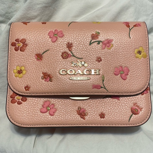 Coach | Bags | Coach Mini Brynn Crossbody With Mystical Floral Print ...